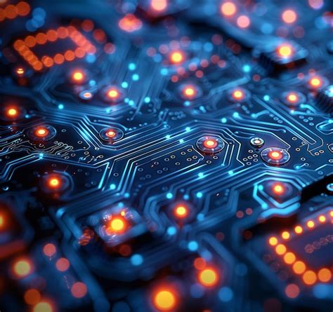 Premium Photo Circuit Board Electronic Computer Hardware Technology Motherboard Digital Chip