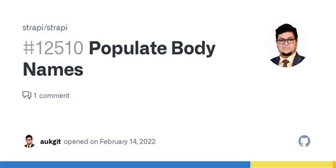 populate body names · issue 12510 · strapi strapi · github