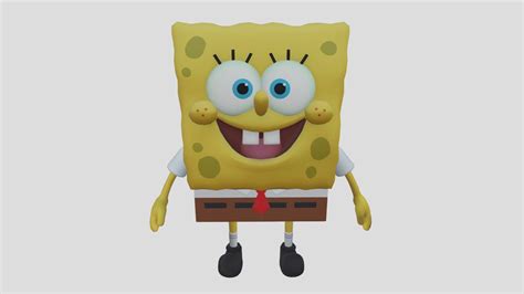 Nasb Spongebob Download Free 3d Model By Smf Features Developed