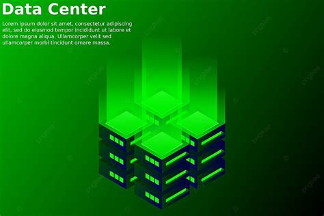 Datacenter Isometric Vector Illustration Template Download On Pngtree