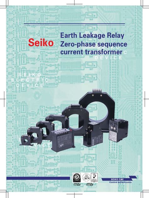Zero Sequence Ct Catalogue Switch Relay