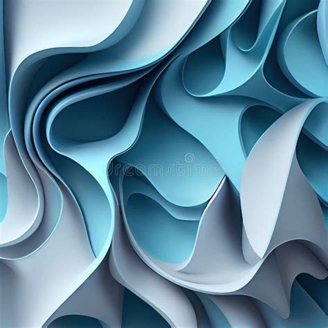 3d Paper Art Illustration Set Abstract Color Full Color Stock Illustration Illustration Of