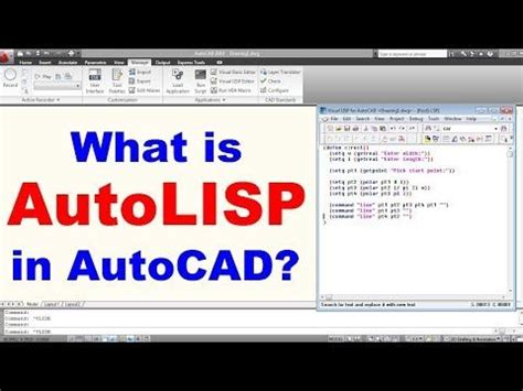 What Is AutoLISP In AutoCAD What Is The Use Of AutoLISP In AutoCAD Autocad Solidworks Pro