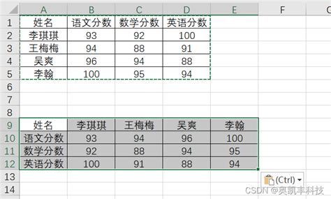 Excel技巧：excel表格行列互换方法总结excel行列互换 Csdn博客