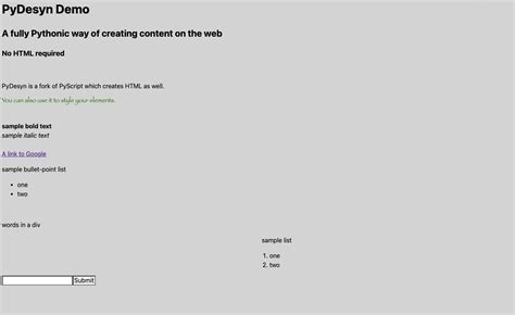 pure python no html r pyscript