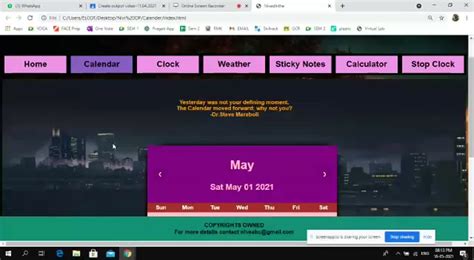 Nivedhitha D P On Linkedin My First Website Using Html Css And Js First Year Vacation