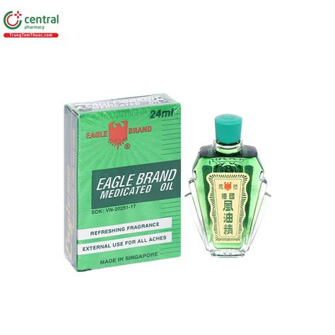Thuốc Eagle Brand Medicated Oil Giảm Triệu Chứng Chóng Mặt Nhức đầu