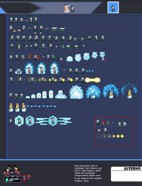 Trunks Christmas Elf Sprite Sheet Ulsw Special By Dryy10 On Deviantart
