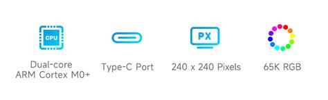 Rp2040 Mcu Board W 1 28 Round Lcd Accelerometer Gyroscope Sensor