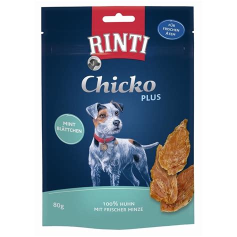 Rinti Extra Chicko Plus Mintblättchen Mit Huhn Von Rinti Günstig