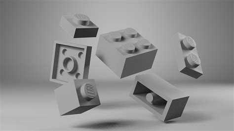 Basic Lego Cubes Bricks 3d Model Turbosquid 1717544