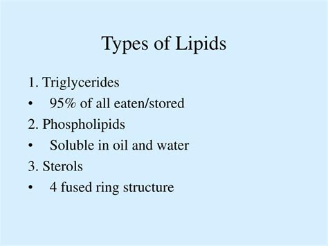 PPT Lipids PowerPoint Presentation Free Download ID 2956396