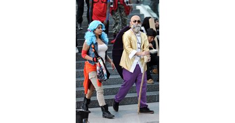 Master Roshi And Bulma Dragon Ball Manga New York Comic Con Pictures Popsugar Tech Photo 17