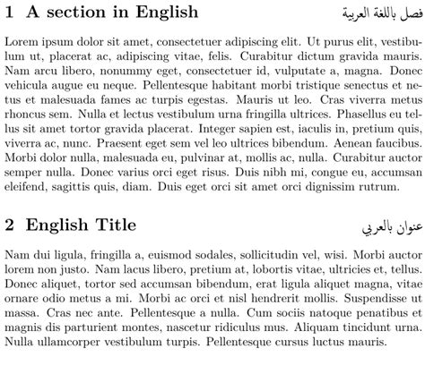 Sectioning Left And Right Aligned Section Title On One Line Tex