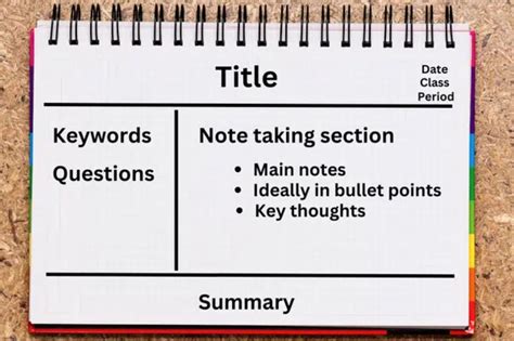 Conquer Your Notes With The Cornell Note Taking System Stem Blog By