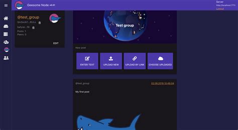 GitHub Galtproject Geesome Node Your Self Hosted Decentralized Messenger Social Network