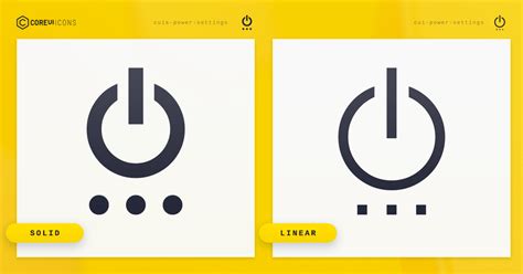Power Settings Icon · Solid · Coreui Icons · Svg Javascript Typescript And Webfont