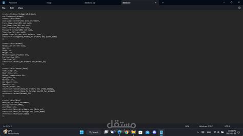Databasemysql And Erd And Sechem مستقل