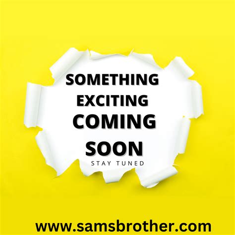 Something Exciting Coming Soon Poster