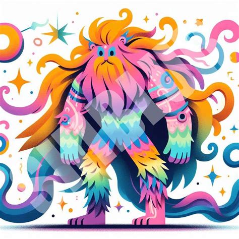 Entry 102 By Shrahman089 For Non Binary Hairy Fantasy Character Design Freelancer