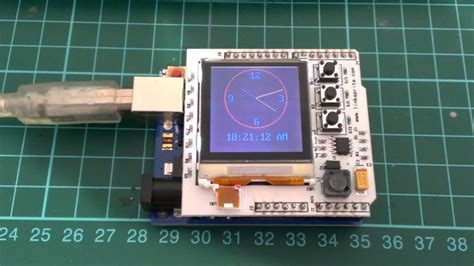 Arduino Color LCD Shield Demonstration YouTube