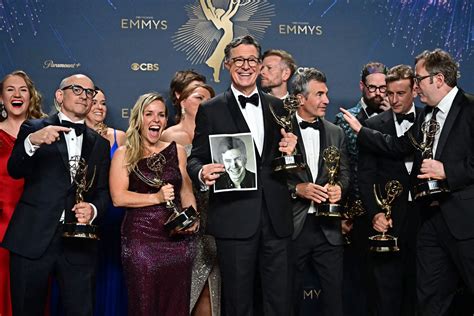 The Late Show With Stephen Colbert Wins Emmy After Cbs Cancellation