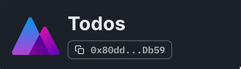 create a todo list using solidity and next js