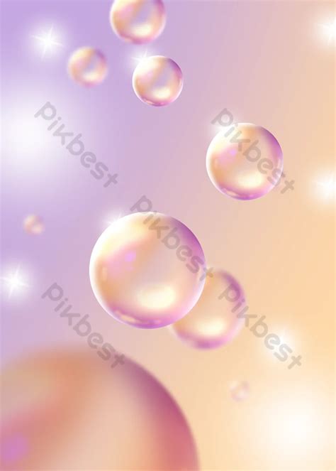 Fantasy Bubbles Color Bubble Background Psd Backgrounds Free Download