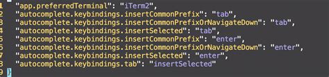 Autocomplete Keybinding Settings In Ui Writes Wrong Configuration To Settingsjson Especially