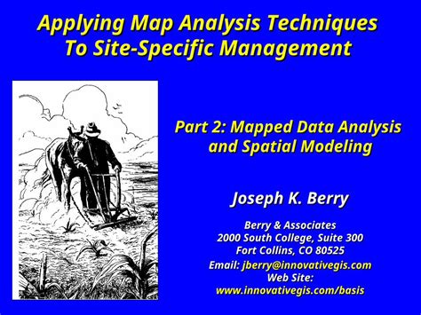 Ppt Part 2 Mapped Data Analysis And Spatial Modeling Applying Map