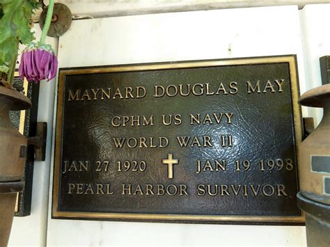 Maynard Douglas Doug” May 1920 1998 Find A Grave Memorial