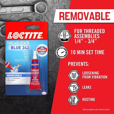 Loctite Threadlocker Blue 242 Nut Bolt Locker Review