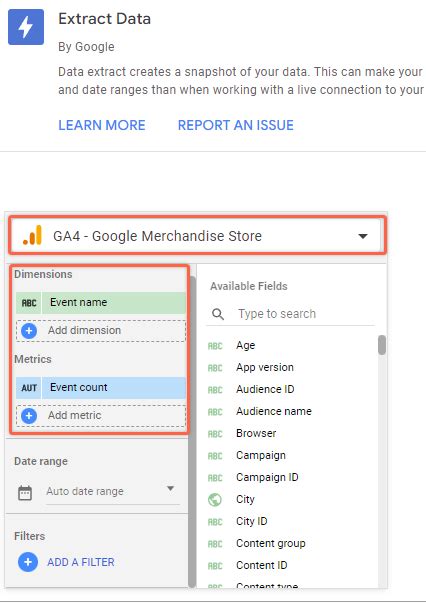 Use Data Extract In Looker Studio To Improve Loading Speed