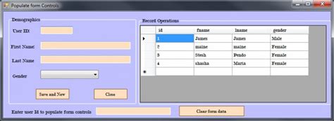 Populate Textbox And Combobox From Searched Item Sourcecodester