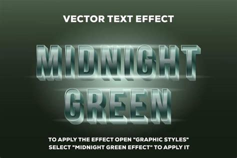 Green Text Effect Vector Art Icons And Graphics For Free Download