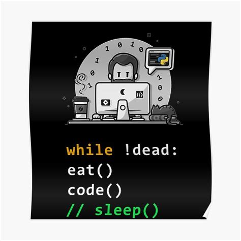 Póster Algoritmo De éxito Para Desarrolladores De Python De Pygeek Redbubble