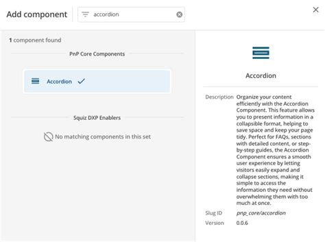 Accordion Squiz Dxp Help Center