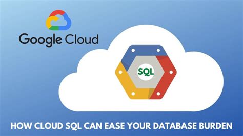 How Cloud Sql Can Ease Your Database Burden Hosting And Cloud Solutions Hipaa Compliant