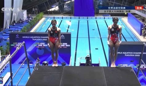 陳芋汐全紅嬋衛冕世錦賽女雙10米台 內地 香港中通社