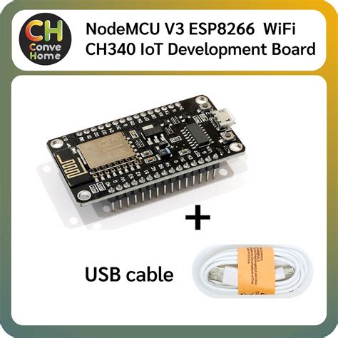 Nodemcu V3 Esp8266 Wifi Ch340 Arduino Controller Iot Board Adiano