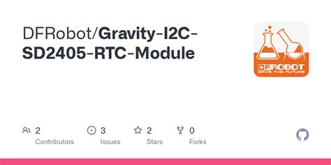 Github Dfrobotgravity I2c Sd2405 Rtc Module