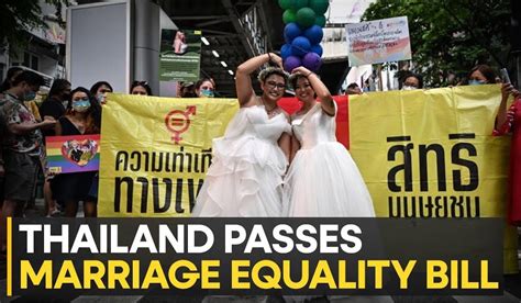 Celebrating Equality Thailand Passes Same Sex Marriage Bill