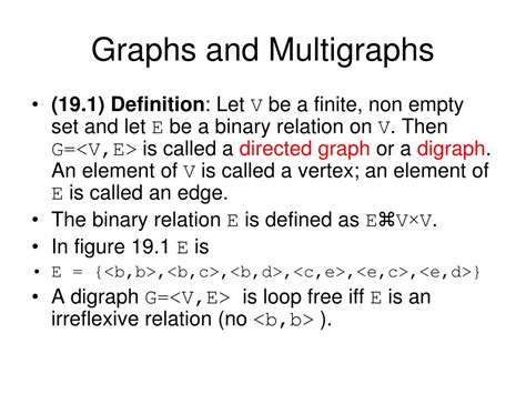 Ppt Computing Fundamentals 2 Lecture 1 A Theory Of Graphs Powerpoint