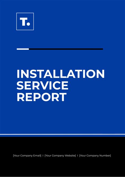 Free Installation Service Report Template To Edit Online