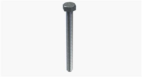 Болт с шестигранной головкой M5x55 3D Модель $19 - .stl .obj .fbx .dxf ...