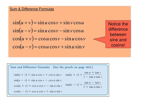 PPT Lesson Sum And Difference Formulas Warmup Can You Find Sin