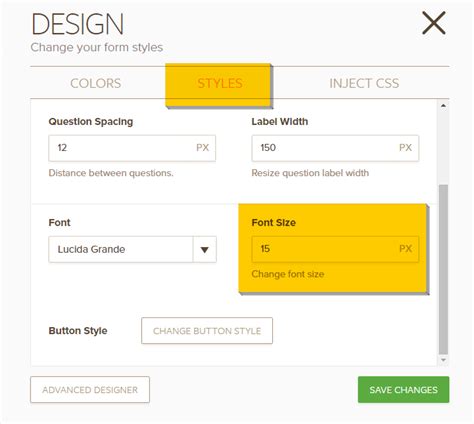 How To Change Your Form S Font Size JotForm