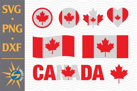 Canada Flag Svg Png Dxf Digital Files Include So Fontsy