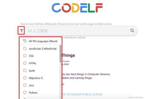 程序员必备：变量命名神器 codelf csdn博客