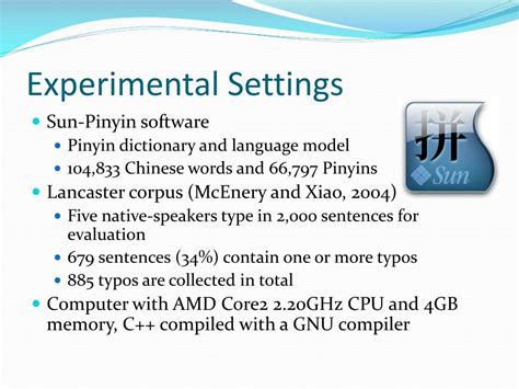 PPT CHIME An Efficient Error Tolerant Chinese Pinyin Input Method PowerPoint Presentation